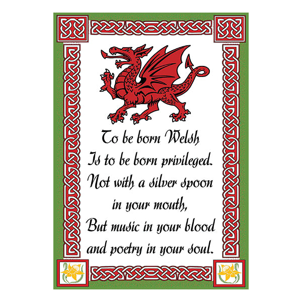 0610 - Born Welsh – Celtic Collection Gifts