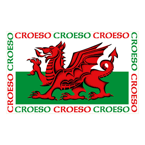 0762 - Croeso Flag – Celtic Collection Gifts