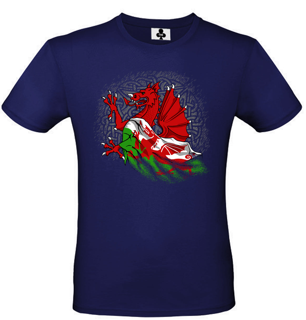 0100 - Dragon Fade (Navy) – Celtic Collection Gifts