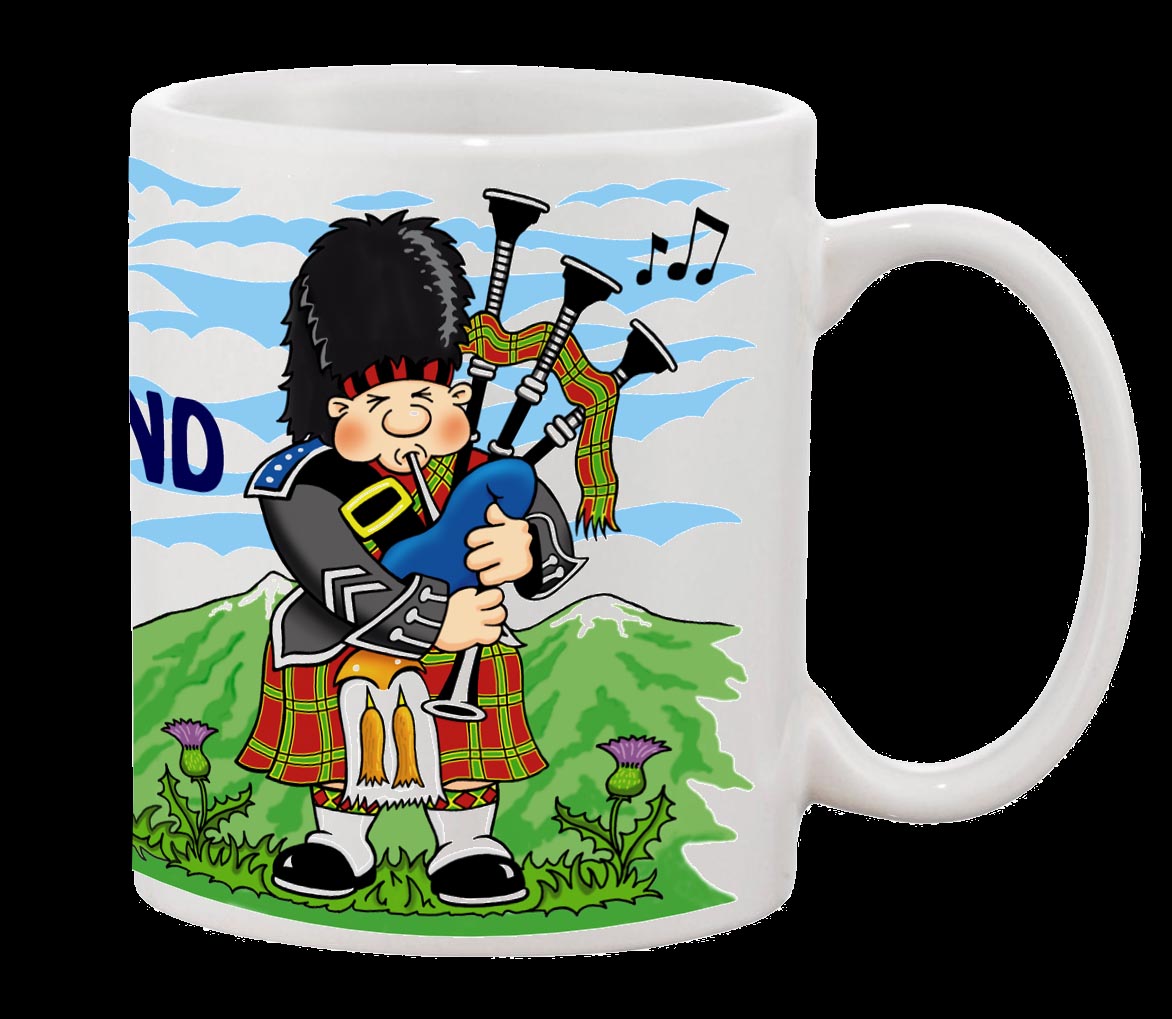 0479 - Piper Cartoon – Celtic Collection Gifts