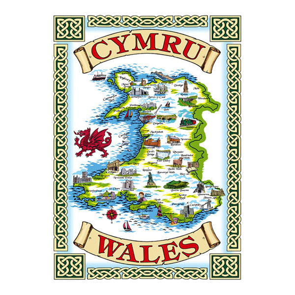 0564 - Cymru Map – Celtic Collection Gifts